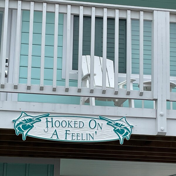 Personalized Custom PVC Sign for Your Beach Home Coastal Retreat ...