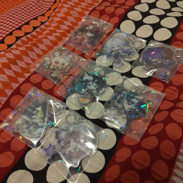 Honkai Star Rail Acrylic Keychain With Sakura Clasp -4 Characters Robin ...