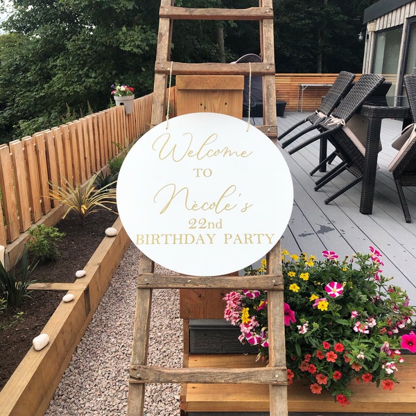 60cm | Wedding Event | Balloon Arch Sign | Birthday Sign | Event ...