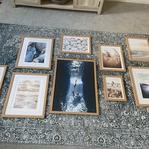 Photo/picture Mounts Size 30x40cm to Fit Image 25x35cm in White, Black ...