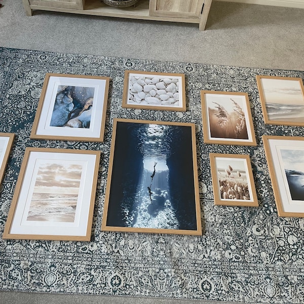 Black Photo Picture Frame 20mm, Fit 30x30cm 30x35cm 30x40cm 30x45cm ...