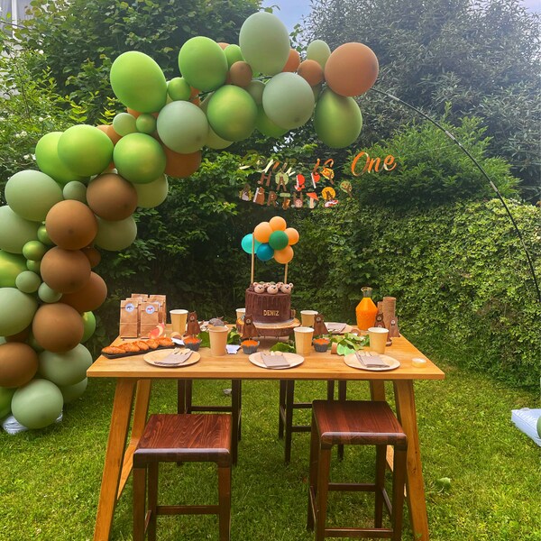 Woodland Balloon Arch, Green Balloon Arch, Woodland Balloon Arch ...