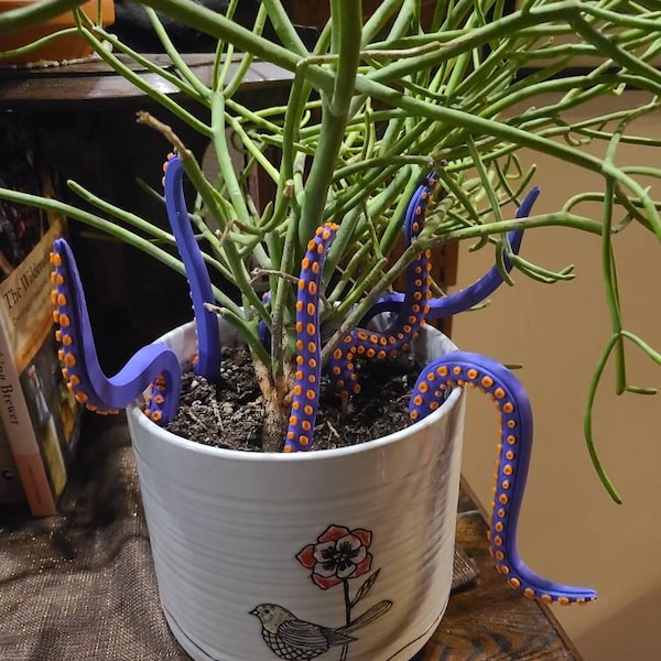 Octopus Tentacles Planter Decorations - Set of 8. House Plant Decor - Etsy