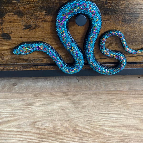 Snake Wall Hanging, Snake Wall Art, Alt Home Decor, Unusual Gift, Snake ...