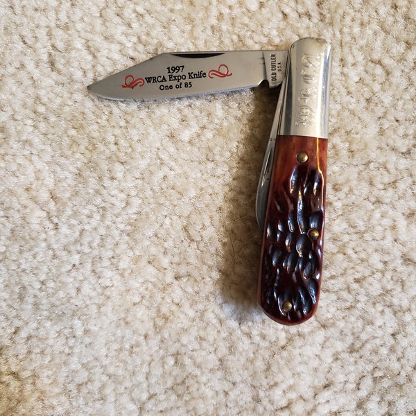 Case Trapper SS With Bone Handles. 1 Dot=1999 - Etsy