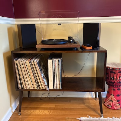 Mid-century Modern Retro Record Player Console Turntable Stand in ...