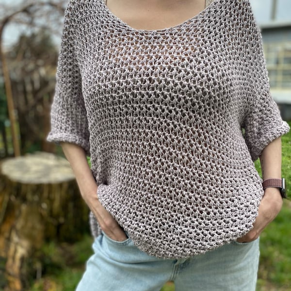 The Poppy Pullover PDF DIGITAL DOWNLOAD Crochet Pattern, Women's ...