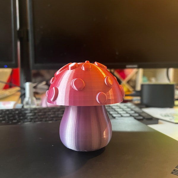 Mushrooms Storage Container Pack STL File for 3D Printing - Etsy