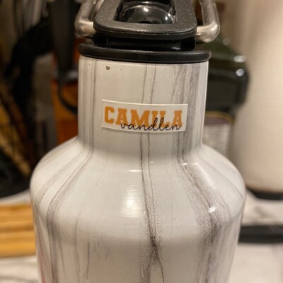 SMALL Waterproof Name Sticker Sets 1 or 2 Inch Personalized Sticker ...