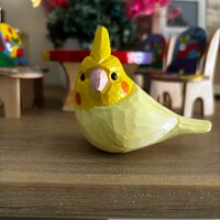 Wooden Swan, Automata Swan, Music Box, Ornament, Bird Figurine, Wood ...