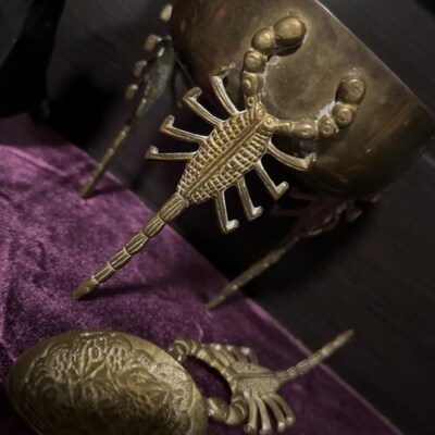 Antique Vintage Brass Squirrel Door Knocker, Pagan, Wiccan, Witchcraft ...