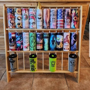 20 Ounce 3-shelf Tumbler Display - Etsy