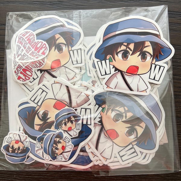 Hobi MONA Llsa Sticker, Jhope Sparkling Vinyl Stickers, Sweet Dreams ...