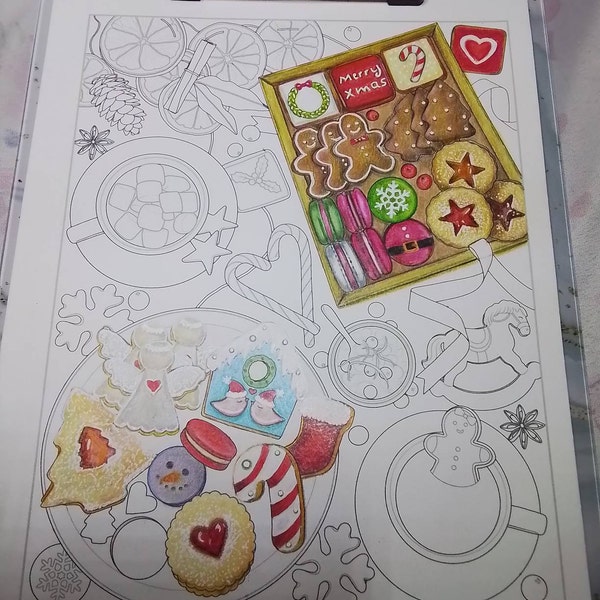 Coloring Page "qiqi & Rabbit" | Instant Download Printable File (PDF ...