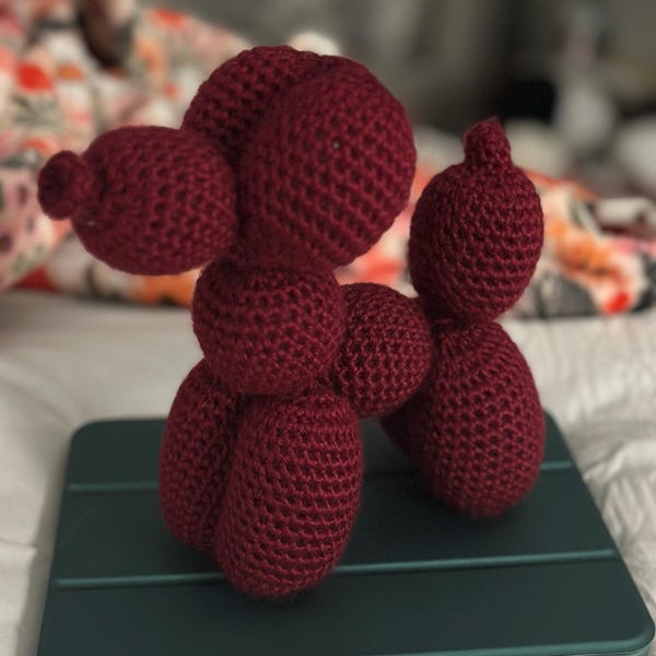 Crochet Balloon Animal Dog Pattern: Puppy Amigurumi (PDF Download) - Etsy