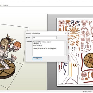 Honkai Impact 3 Murata Himeko Vermillion Knight, Papercraft Figure ...