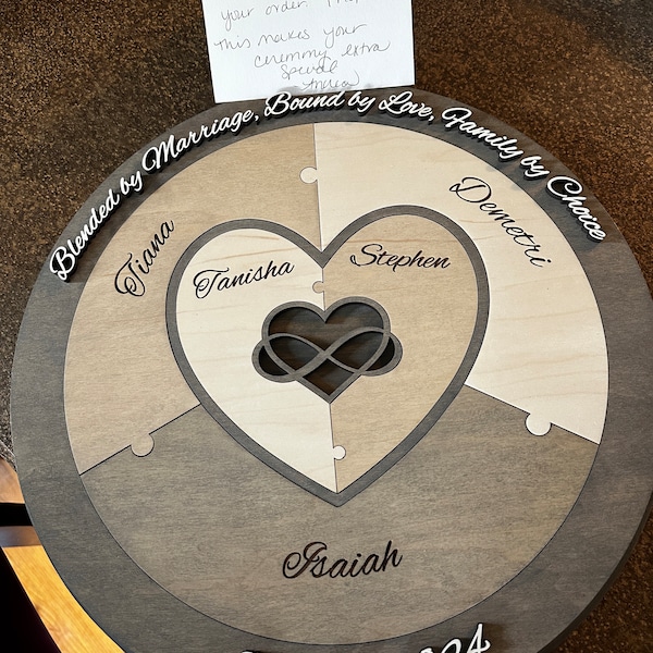 Unity Wedding Puzzle, Blended Family, Unity Alternative, Wedding ...