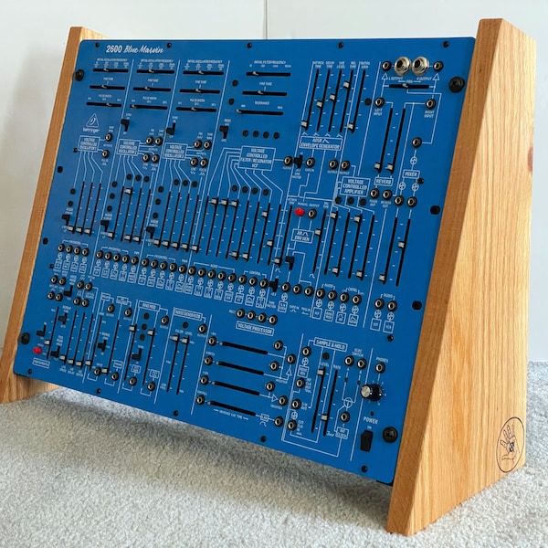 Behringer 2600 Stand / 8u Desktop Synth Rack / Solid Oak Stand for ...