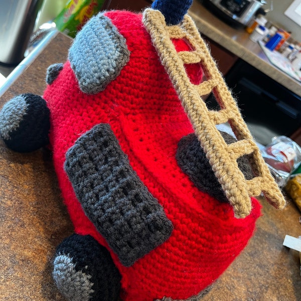 Fire Engine PDF Crochet Pattern - Etsy