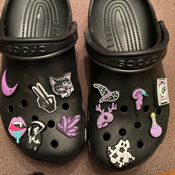 Witch Themed Croc Compatible Shoe Charms, Trending Magic Clog Charms ...
