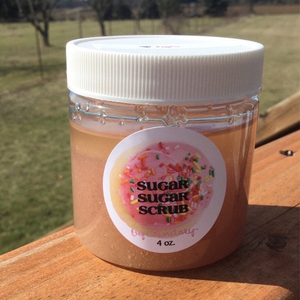 BUTTERED BEER Butterscotch Body Sugar Scrub - Body Polish - Cruelty ...
