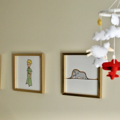 The Little Prince Wall Art Set of 6 / Little Prince Print / Nursery ...