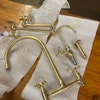 Unlacquered Brass Glass Rinser for Kitchen Sinks, Kitchen Sink ...