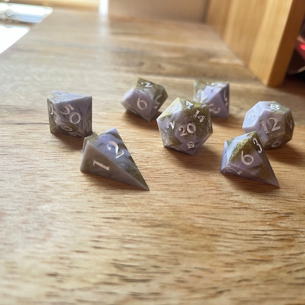 Dnd Dice Mold Set With Blanks/geode Mold- Various D6 and D4 Shapes ...