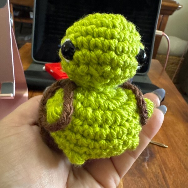 Trunk the Trendy Turtle, NO-SEW Crochet Amigurumi PDF Pattern, Inc ...