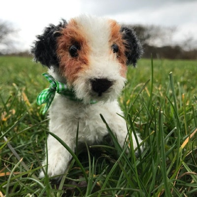 Jack Russell Puppy PDF Sewing Pattern for a Mohair Dog - Etsy