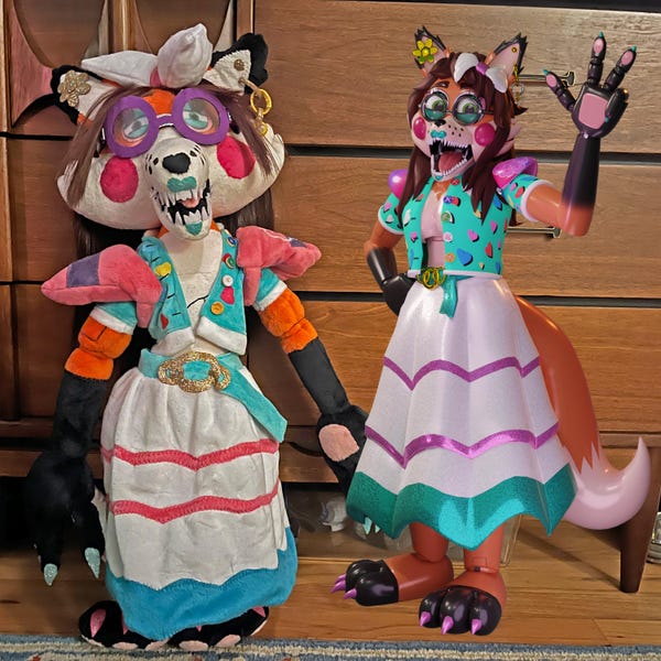 Fredina 15.7 40 Cm Plush Toy Frenni's Nightclub Fazbear's Fazclaire's ...