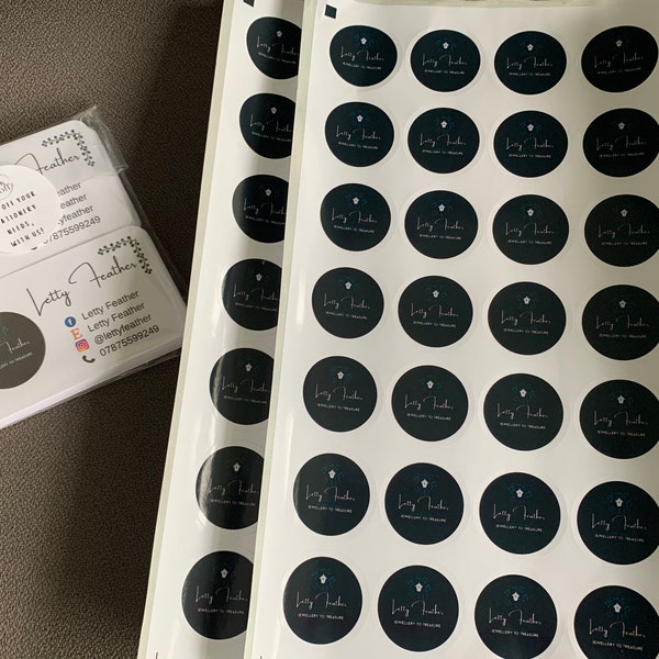 Glossy Logo Stickers, Custom Glossy Stickers, Die Cut, Personalised ...