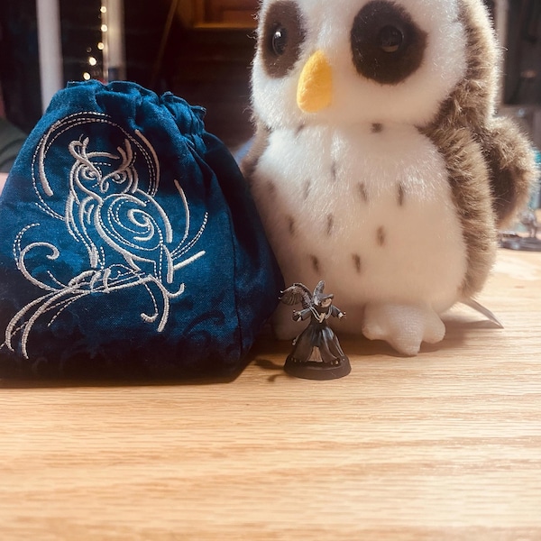 Owl Dice Bag, TTRPG, Board Game Accessory - Etsy