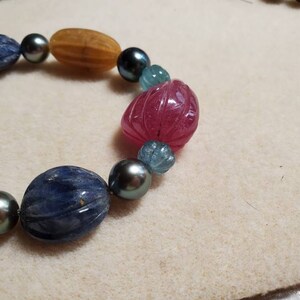 Vintage Ruby Melons Antique Melon Cut Rondelle Rubies for | Etsy