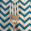 Stamped Fork Happy Birthday Personalized Flatware Hand Stamped ...
