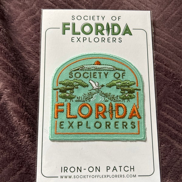 Society of Florida Explorers Iron-on Patch - Etsy