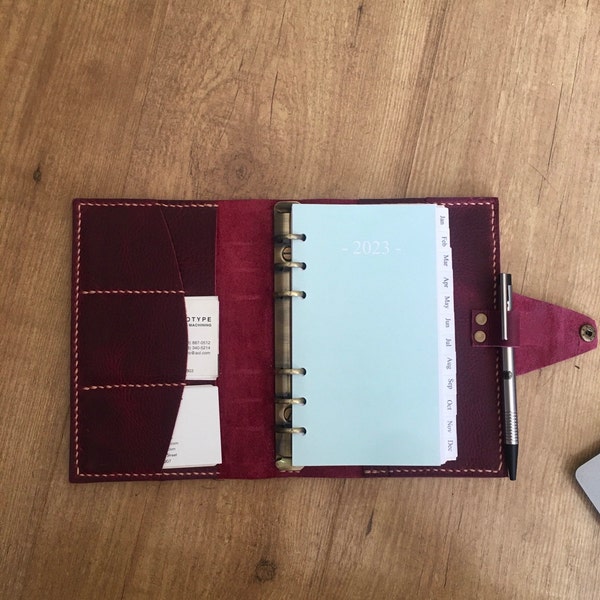 A7 Daily Planner Inserts - Undated, Double-sided, Pocked PM Small Size ...