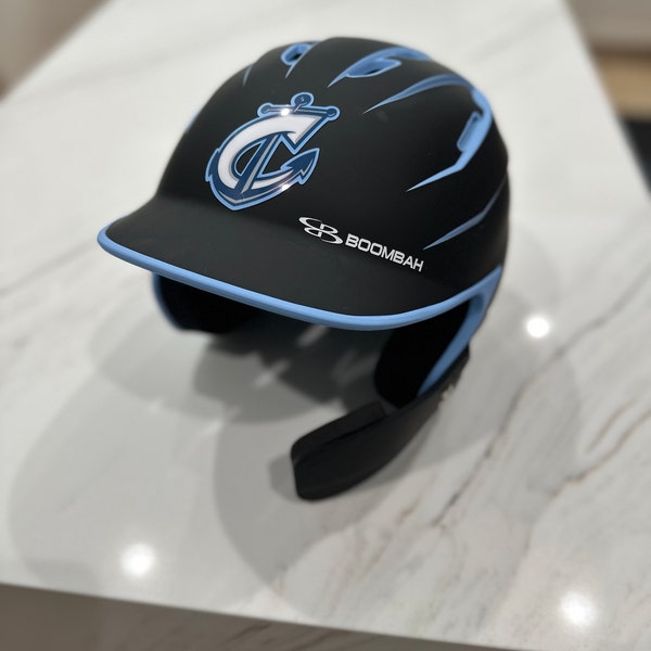 Custom Baseball Helmet Decals | Softball Helmet Stickers | Team Helmet ...