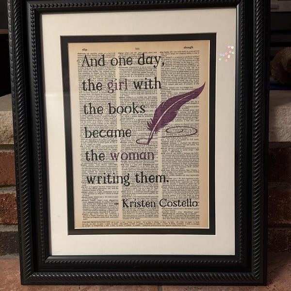 And One Day the Girl With the Book Became the Woman Writing Them ...