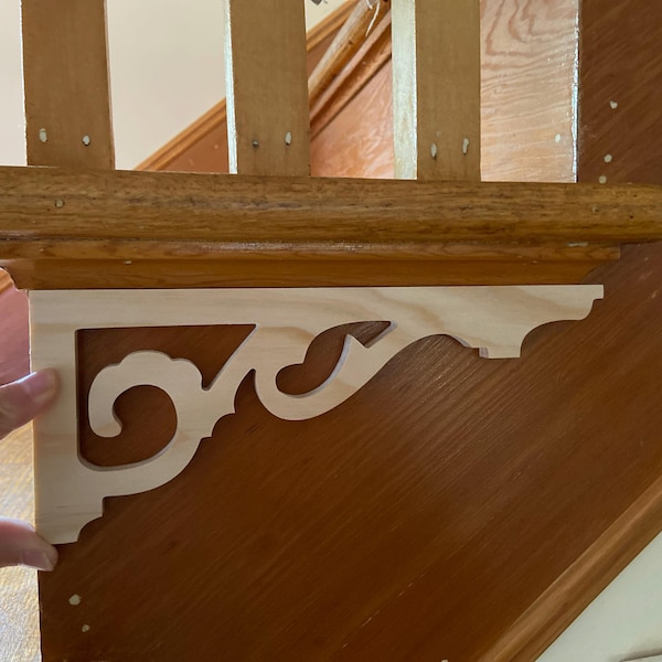 4 Art Deco Solid Wood Decorative Porch Corner Trim, Gingerbread ...