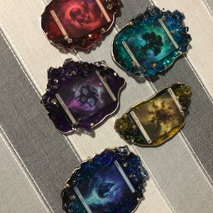 Aurora Borealis Magnets/mini Paintings - Etsy