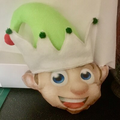 Elf Hat Svg, Elf Svg, Christmas Svg, Elf Svg File, Elf Head Hat Svg ...