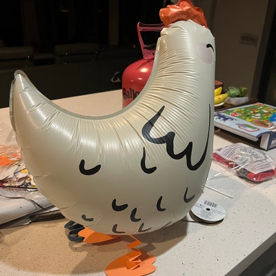 Hen Foil Balloon, Chicken Balloon, Farm Animal Party, Farm Theme ...