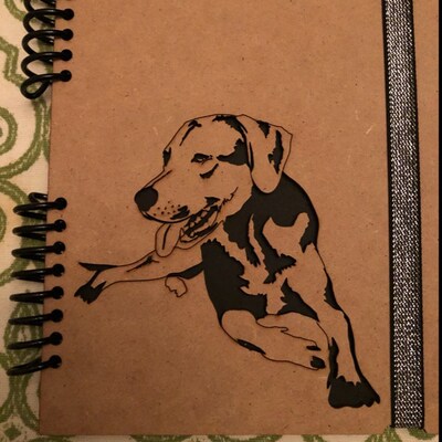 Wolf Notebook, Laser Cut Wolf Journal, Sketchbook, Writing Journal ...