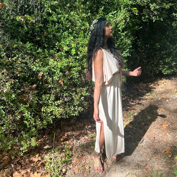 Men’s Greek Goddess Tunic Gold Halloween Costume - Etsy