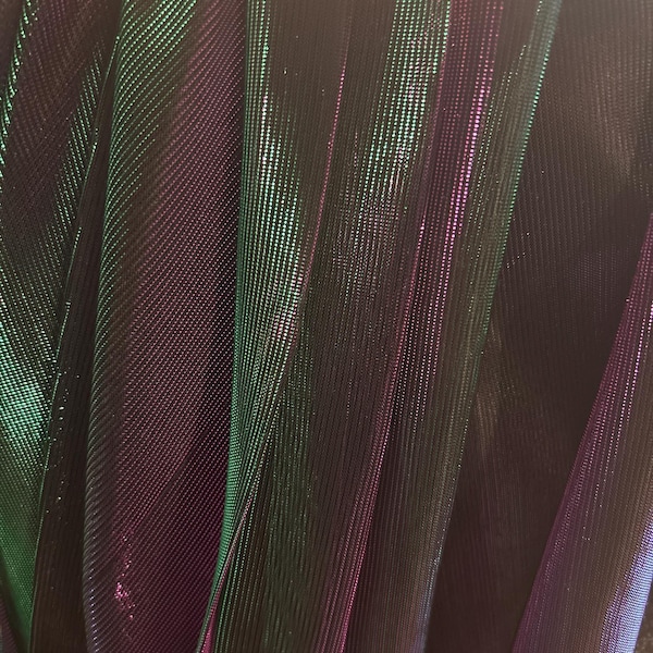 1yard Iridescent Mesh Fabric,2way Stretch Soft Smooth Magic Fabric ...