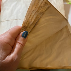 Stack of Tea Dyed Papers Organic Junk Journal Binding Aged Distressed ...