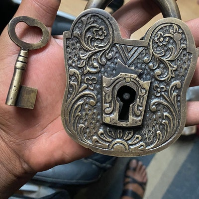 2 Heavy Brass Ring Pull BANGER 17cm Vintage Old Style Hand - Etsy