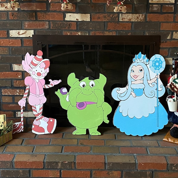 Candy Land Party Props Character Cut Outs Birthday Party Decoration ...