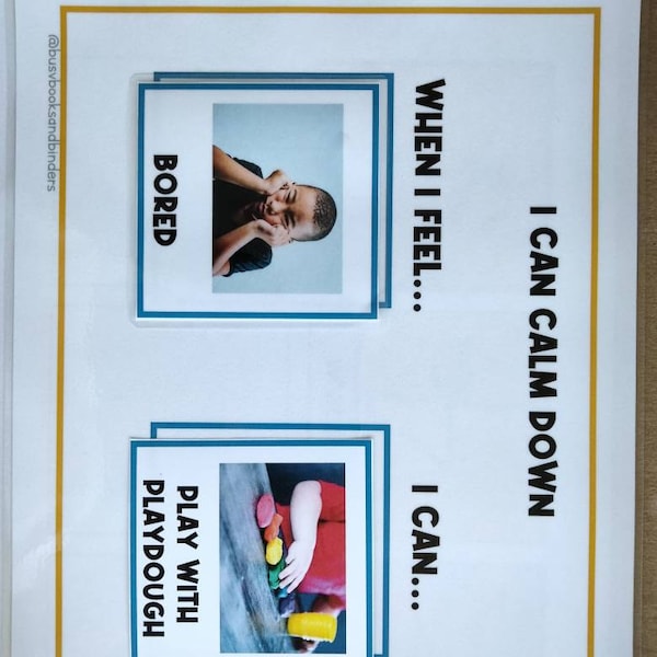 REAL PICTURES: Calm Down Strategies | Visual Aid | Coping Skills ...